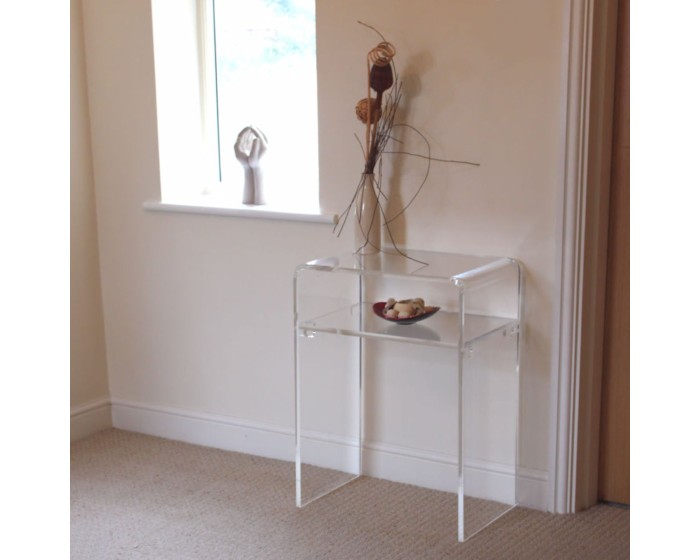 Clear Acrylic Console Table