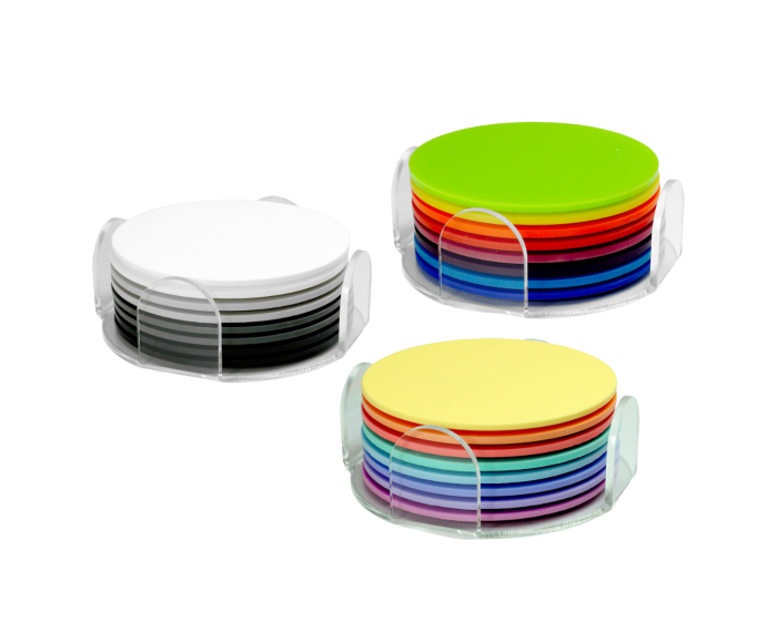 Coaster Set With Holder | Tielo