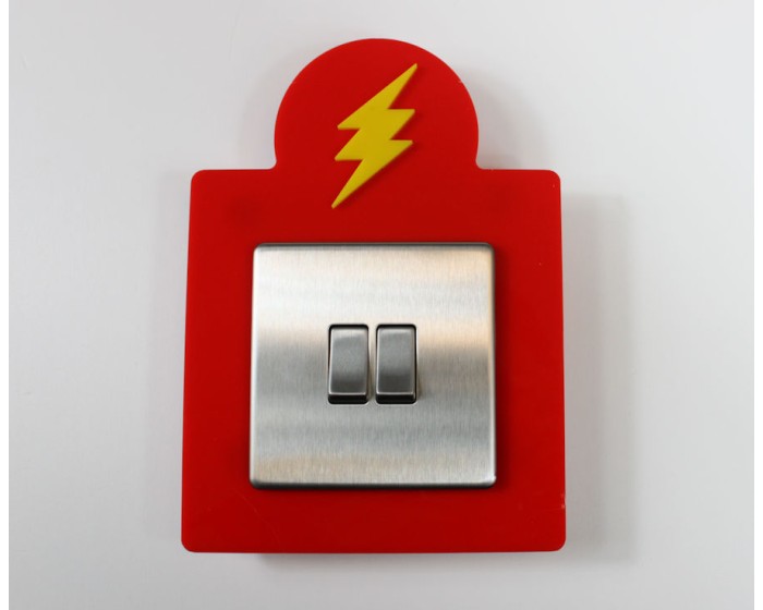 Flash Lightning Bolt Switch Surround | Tielo