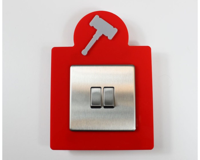 Thor Hammer Light Switch Surround | Tielo